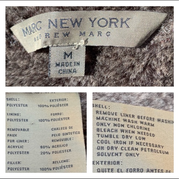 Andrew Marc | Jackets & Coats | Marc New York 3in Faux Fur Lined Jacket ...